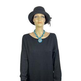 Allg&auml;u Rebell ALLG&Auml;U REBELL Damen Kette mit Anh&auml;nger "Maria", blau, Basic, PTFE-Kunststoff, Halsketten, rustikaler Charme
