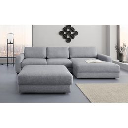 Ecksofa Places of Style, B:303cm H:84cm T:176cm, grau, 100% Polyester, Wohnzimmer, Sofas, "Bloomfield, bequem und elegant, OTTOs Choice, Breite