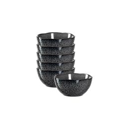 Leonardo Schale "Schalen Matera &oslash; 12.0 cm 6er Set", grau, Sch&uuml;sseln