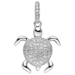 Jobo Damen Kettenanh&auml;nger "Anh&auml;nger Schildkr&ouml;te", Silber 925 (Sterlingsilber), silber, Silber 925 (Sterlingsilber), Schmuckanh&auml;nger, 925 Silber mit