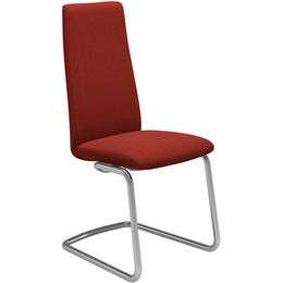 Polsterstuhl stressless, B:53cm H:105cm T:60cm, rot, Microfaser DINAMICA (88% Polyester, 12% Polyurethan), Esszimmer, Stühle, "Laurel", High Back,