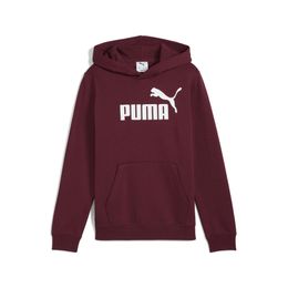 Puma Jungen Hoodie "ESS No. 1 Logo Fleece-Hoodie Jungen", rot, Gr. 128, Obermaterial: 34% Polyester, 66% Baumwolle; Kapuzenfutter: 100% Baumwolle;