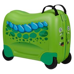 Samsonite Jungen Kinderkoffer "DREAM2GO DINOSAUR D.", grün, Polypropylen, festlich, Koffer, Kindertrolley Kindergepäck Handgepäck zum Sitzen und