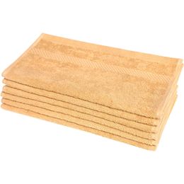 G&auml;stehandtuch Dyckhoff, B:30cm L:50cm, rot, Walkfrottier, Obermaterial: 100% Baumwolle, Handt&uuml;cher, "Planet"