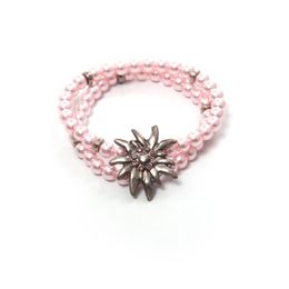 Damen Armband "Alea", rosa, Collezione Alessandro, Glas, Armbänder