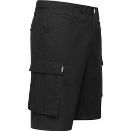 Ragwear Herren Shorts "Merly", schwarz, Gr. 32, Material: 100% Baumwolle, Hosen, Kurze Herren Cargo-Hose mit großen Taschen