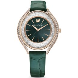 Swarovski Damen Quarzuhr "CRYSTALLINE AURA", rosa, Armbanduhren, Armbanduhr, Damenuhr, Swarovski-Kristalle, Swiss Made