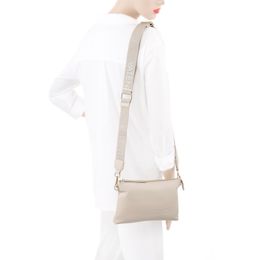 Valentino Handbags VALENTINO BAGS Damen Umh&auml;ngetasche "FOXY RE", beige, Lederimitat, Taschen, Schultertasche, Mini Bag, Handtasche Damen