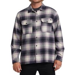 Billabong Herren Langarmhemd "Offshore", lila, Gr. S, 100% Baumwolle, Hemden