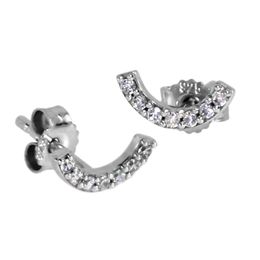 OSTSEE-SCHMUCK Damen Paar Ohrstecker "- Brenda - Silber 925/000 - Zirkonia", Silber 925 (Sterlingsilber), silber, Silber 925 (Sterlingsilber),