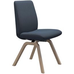 Polsterstuhl stressless, B:49cm H:92cm T:59cm, blau, Microfaser DINAMICA (88% Polyester, 12% Polyurethan), Esszimmer, St&uuml;hle, "Laurel", Low Back,