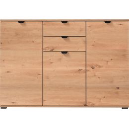 Sideboard Inosign, B:135cm H:95cm T:40cm, braun, Spanplatte, Wohnzimmer, Sideboards, "Duero", Kommode mit 2 Schubk&auml;sten, Breite 135 cm