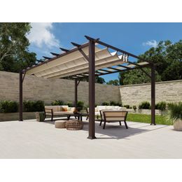 Pergola Paragon, B:505cm H:236cm T:350cm, braun, Garten, Pergolen, "Florenz"