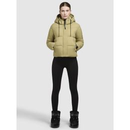 Khujo Damen Steppjacke "STINE2 MATT"gelbgrün, Gr. S, unifarben, 100% Nylon, Jacken
