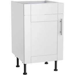Sp&uuml;lenschrank KOCHSTATION, B:50cm H:87cm T:58,4cm, wei&szlig;, K&uuml;che, Schr&auml;nke, "KS-Ahus", Breite 50 cm