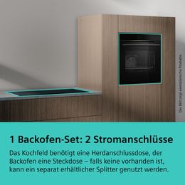 Siemens Backofen-Set "EQ112EA01Z", silber, Herdsets