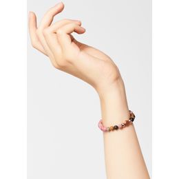 Damen Armband "Schmuck Geschenk Armkette Zugarmband", 17cm, Edelstahl Polyurethan, rosa, Liebeskind Berlin, Edelstahl, Polyurethan, Armb&auml;nder, mit