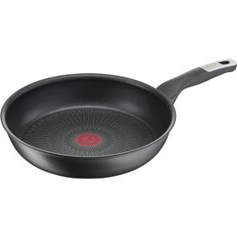 Tefal Bratpfanne "Unlimited", Ø 28cm + Höhe 6cm, schwarz, Pfannen, kratzfest, Induktionspfanne, Temperaturanzeiger, Made In France