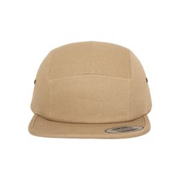 Flexfit Herren Flex Cap "Flexfit Unisex Classic Jockey Cap"khaki, unifarben, 100% Baumwolle, Caps