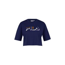 Fila Damen T-Shirt "T-Shirt BOITUVA CROPPED TEE 1er Pack", blau, Gr. XL, Obermaterial: 100% Baumwolle CO., Shirts