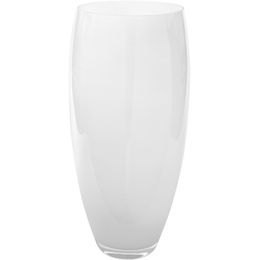 Fink Tischvase "AFRICA", B/H/T: 40cm &Oslash; 21cm, wei&szlig;, Vasen, Vase aus Opalglas, mundgeblasen, Dekovase
