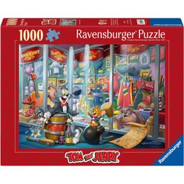 Ravensburger Kinder Puzzle "Ruhmeshalle von Tom & Jerry", bunt, B:70cm H:50cm, Puzzles, Made in Germany