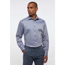 Eterna Herren Langarmhemd "MODERN FIT"mittelblau, Gr. 42, 100% cotton, Hemden