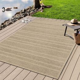 Teppich MERINOS, B:80cm H:10mm L:150cm, beige, Polypropylen, Flur, Teppiche, "Kenzy 4", robuster In- und Outdoor Teppich im nat&uuml;rlichen Jute-Look,