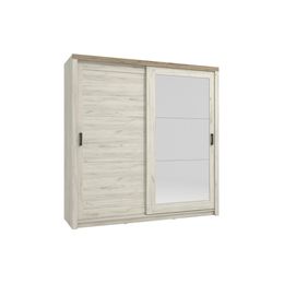 Kleiderschrank Home Affaire, B:223,5cm H:227cm T:67cm, braun, Spanplatte, Jugendzimmer, Schr&auml;nke, "Kent, FSC-zertifizierter Holzwerkstoff, Made in