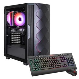 GAMEMAX Gaming-PC "Diamond BK 7677 AMD Ryzen 5 7500F RTX 5070 32GB DDR5 1TB SSD", Microsoft Windows 11 Home (64 Bit), 32 GB RAM 1.000 GB SSD,