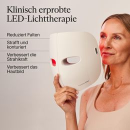 Therabody LED-Gesichtsmaske "TheraFace Mask mit Vibrationstherapie", wei&szlig;, Kunststoff, B:18cm L:20cm, Lichttherapieger&auml;te, Verbesserung der