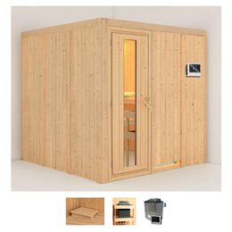 Karibu Sauna "Rodin", Saunaofen, externe Steuerung, 9 kW, beige, Saunen, Ofen 9 KW externe Strg easy