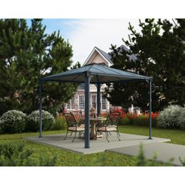 Pavillon, grau, PALRAM - CANOPIA, Garten, Pavillons, "Palermo 3000", BxT: 295x295 cm