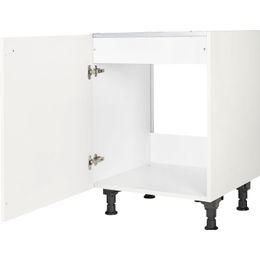Sp&uuml;lenschrank Nobilia, B:60cm H:87cm T:58,3cm, wei&szlig;, K&uuml;che, Schr&auml;nke, ""Cascada", Ausrichtung w&auml;hlbar, vormontiert, in den Breiten", 45 und 60 cm,