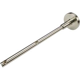 Doppeltr&auml;ger Liedeco, L:20,5cm &Oslash;:2,8cm, silber, Gardinenstangenhalterungen, f&uuml;r Innenlaufprofile 28 mm &Oslash;