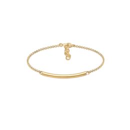 Elli Damen Armband "Geo Minimal Basic Tube Cool 925 Silber Branché", 16cm, ohne Stein, Silber 925 (Sterlingsilber)gold, Silber 925 (Sterlingsilber),