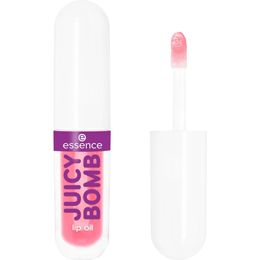 Essence Kinder Lipgloss "JUICY BOMB PARTY lip oil"marvellous mango, Lippen-Kosmetika, Pflegende Ölformel, nicht-klebendes, glänzendes Finish,