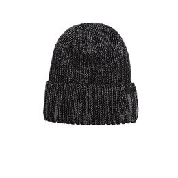 Chillouts Herren Beanie "Stan Hat", schwarz, meliert, unifarben, Strick, Kunstfaser, M&uuml;tzen, mit robustem Strickmuster