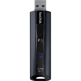 Sandisk USB-Stick "Cruzer Extreme Pro 256GB, USB 3.2", 256GB GB, schwarz, USB-Sticks