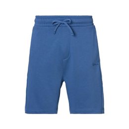 HUGO UNDERWEAR Herren Sweatshorts, Gr. XXL, blau, Sweatware, Obermaterial: 100% Baumwolle, unifarben, Hosen, mit seitlichen Kontraststreifen