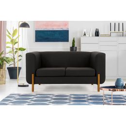 2-Sitzer Home Affaire, B:160cm H:76cm T:88cm, grau, Sofas, "Gaut", 2-Sitzer