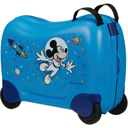 Samsonite Kinder Kinderkoffer "Dream2Go Ride-on Trolley, Disney Mickey Stars", blau, Polypropylen, festlich, Koffer, Kinderreisekoffer Handgepäck zum