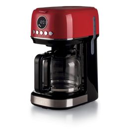 Ariete Filterkaffeemaschine "1396R Moderna rot,1,5 L mit Timer, Programmwahl und Warmhaltefunktion", 15, rot, Kaffeemaschinen