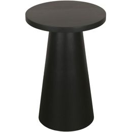 Beistelltisch ByLiving, H:60cm, schwarz, Wohnzimmer, Tische, "Cone", aus Massivholz in schwarz oder white wash, verschiedenen Gr&ouml;&szlig;en
