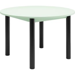 Esstisch Tom Tailor HOME, B:120cm H:76cm T:120cm, schwarz, Garten, Tische, "COLOR TABLE", Esstisch, 4-Fu&szlig;, 3 Gr&ouml;&szlig;en, 3 Dekorfarben, 4 Fu&szlig;farben,