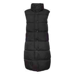 oxmo Damen Longweste "Longweste OXBodani", schwarz, Gr. 36, Obermaterial: 100% Nylon NY., Westen