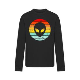 F4NT4STIC Jungen T-Shirt "Alien Retro Sonnenuntergang", schwarz, Gr. 110, Obermaterial: 100% Baumwolle, Shirts, Premium Qualit&auml;t