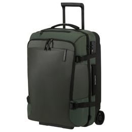 Samsonite Damen Reisetasche "ARMOX, 55 cm", gr&uuml;n, Polyester, Taschen, Duffle mit Rollen TSA-Schloss Packgurte Trolley-Gest&auml;nge