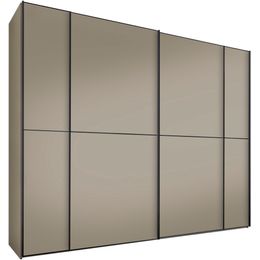 Schwebet&uuml;renschrank STAUD, B:249cm H:222cm T:68cm, beige, Holzwerkstoff, Schr&auml;nke, "Sonett 200 G, Made in Germany", mit vier verschiedenen