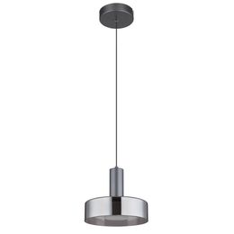Globo LIGHTING LED-Hängeleuchte "GRANT", 1, Ø 22cm H: 150cm, 1 Stk., grau, Leuchten, Hängeleuchte, Essbereich, Hängeleuchte, Höhe kürzbar